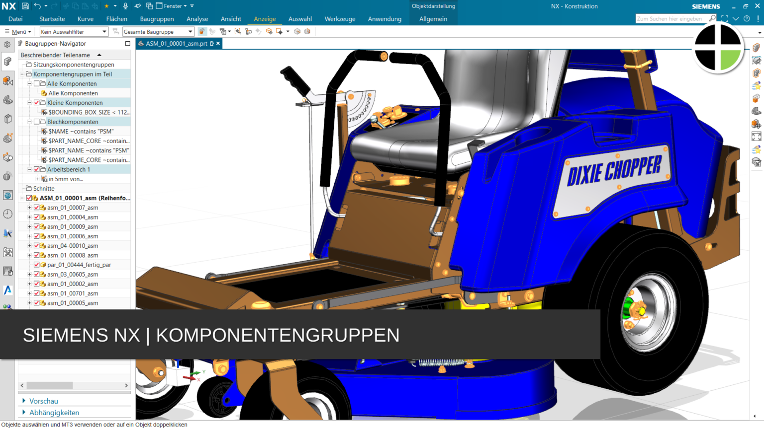 Siemens NX Arbeiten Mit Grossen Baugruppen: So Einfach Steigern Sie Ihre Performance - PSPLM24